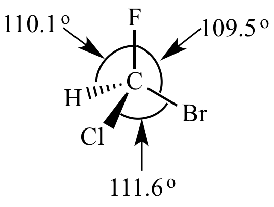 Tetrahedral Bond Angle
